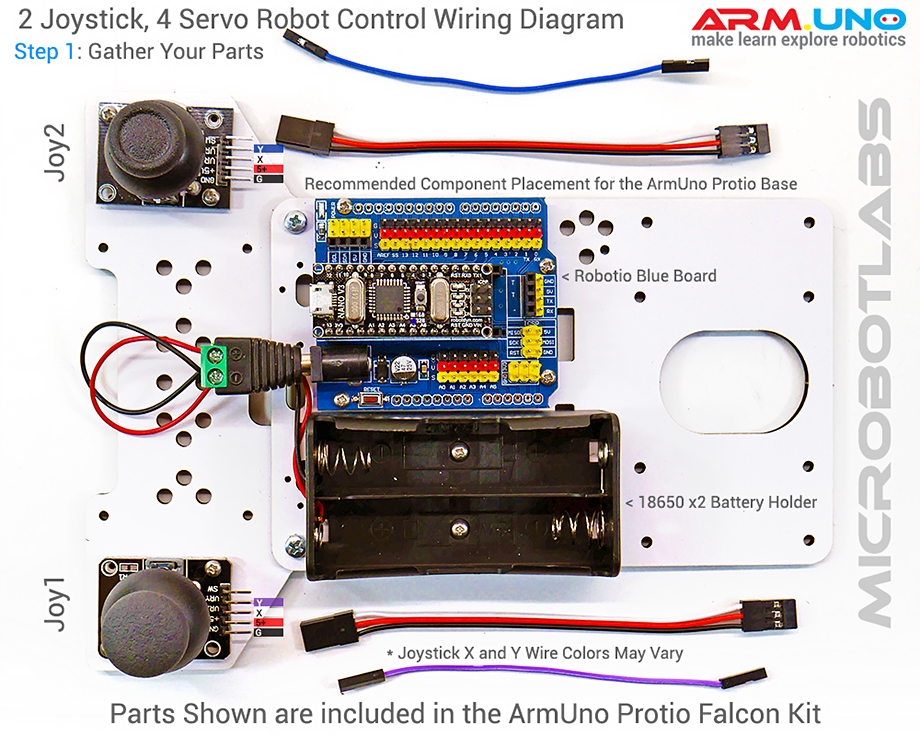 Arduino Joystick Servo Motor Robot Arm Control Tutorial Arduino Joystick Servo Motor Robot Arm Control Tutorial
